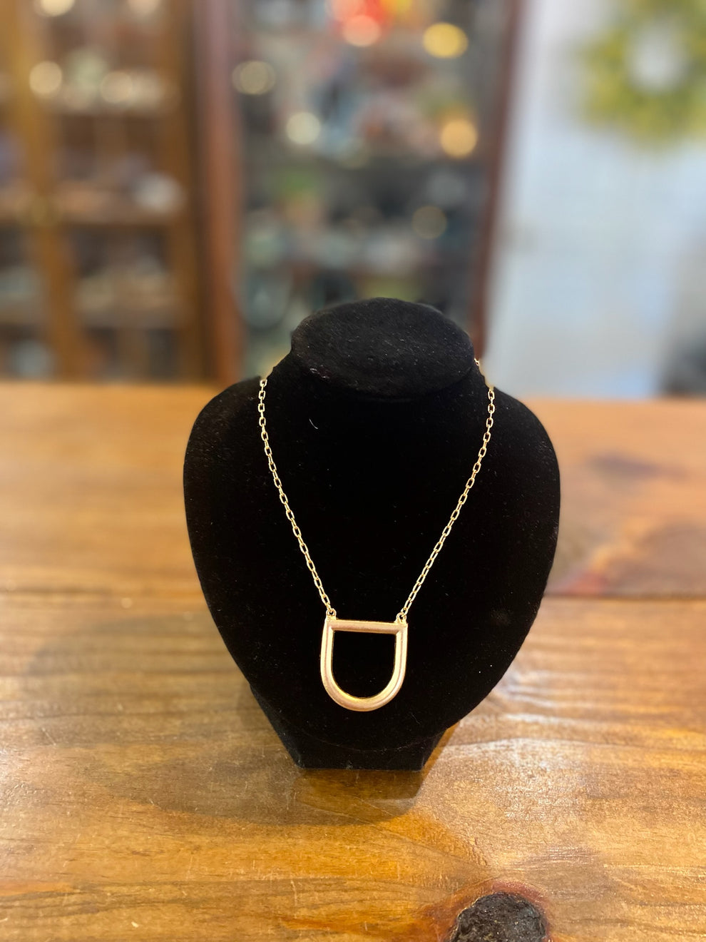 Bit Necklace in Gold – La Grange Cotton Gin